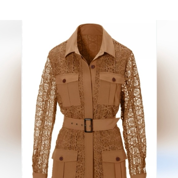 Boston Proper | Jackets & Coats | Boston Proper Tan Utility Jacket With ...